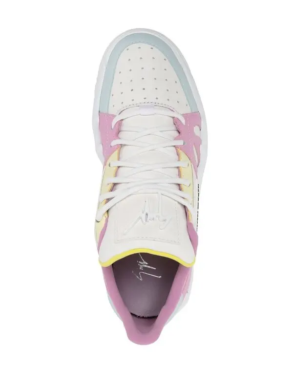 GIUSEPPE ZANOTTI Talon Color-block Sneakers - Multicolour