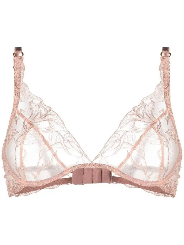 FLEUR OF ENGLAND Lilian Plunge Bra - Pink