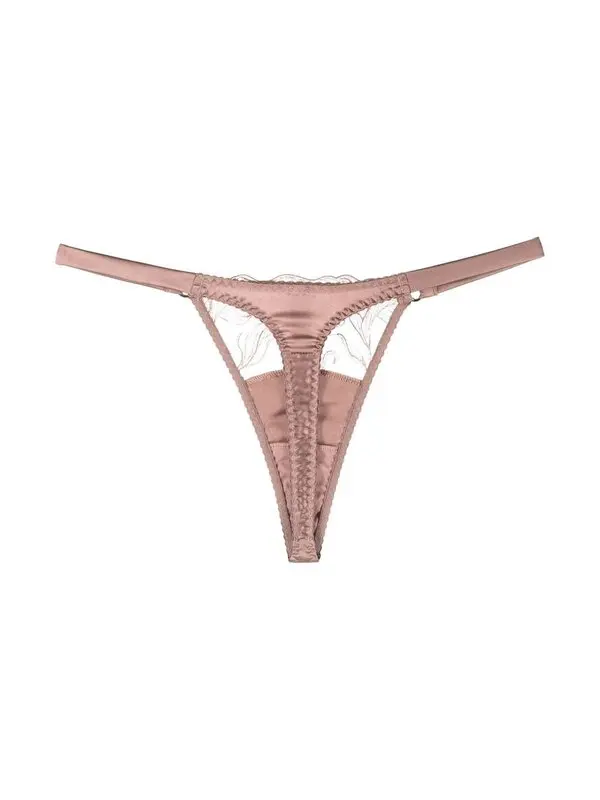 FLEUR OF ENGLAND Lilian Lace-panel Thong