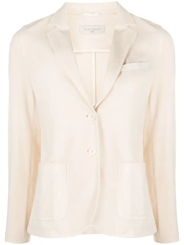 CIRCOLO 1901 Single-breasted Blazer - Neutrals