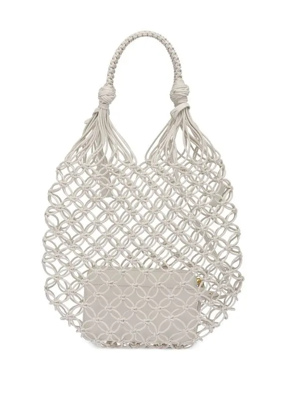 Miu Miu Woven Nappa Leather Tote Bag