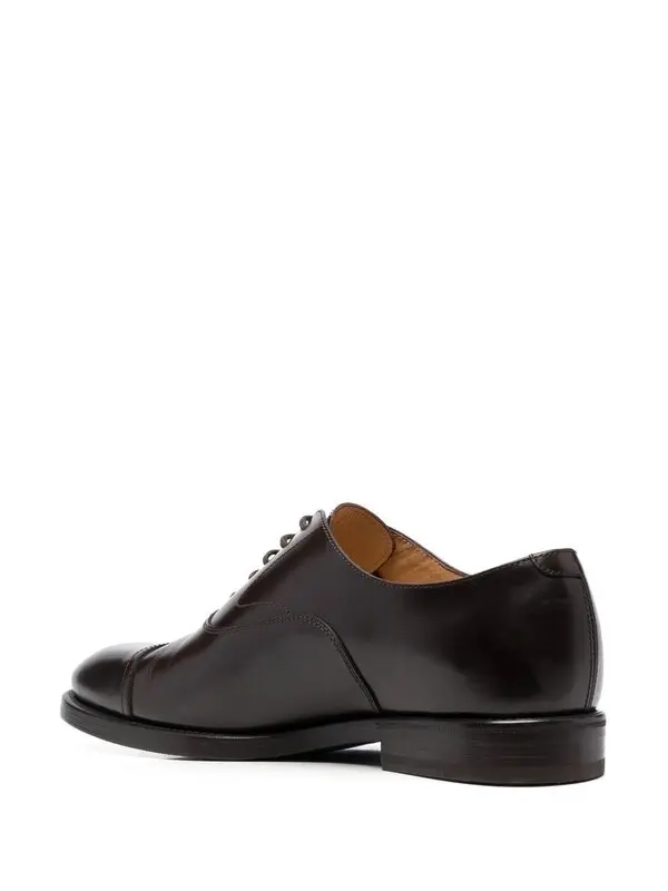 Brunello Cucinelli Leather Oxford Shoes - Brown