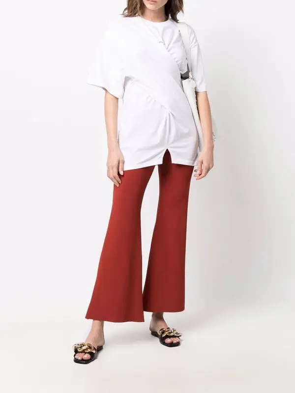 Stella McCartney Compact Knit Flared Trousers