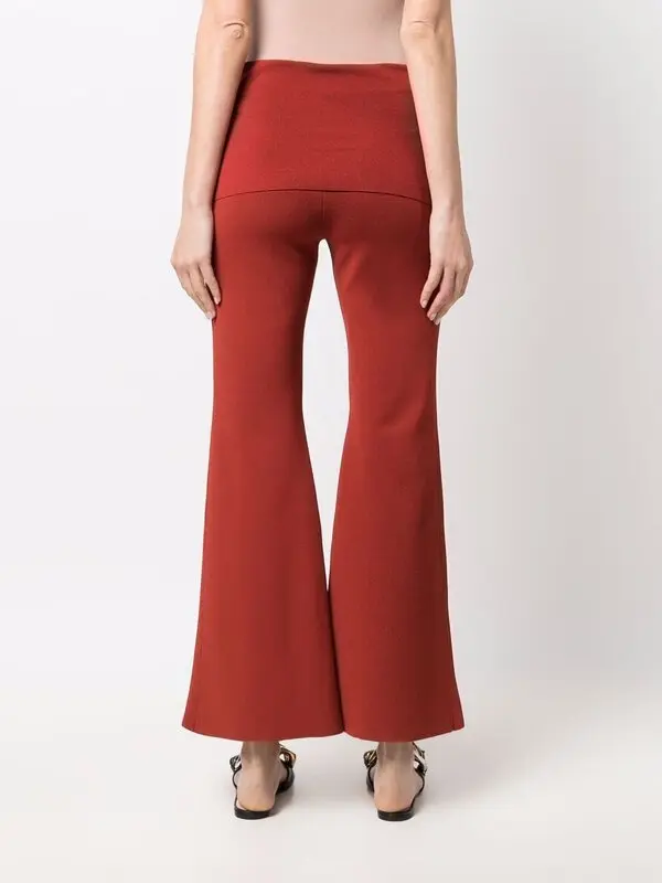 Stella McCartney Compact Knit Flared Trousers