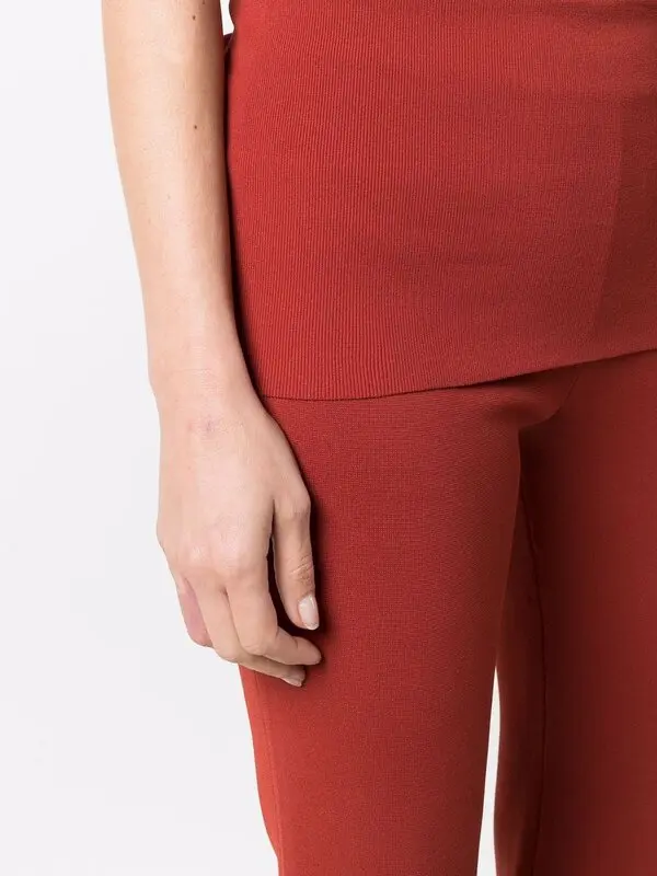 Stella McCartney Compact Knit Flared Trousers