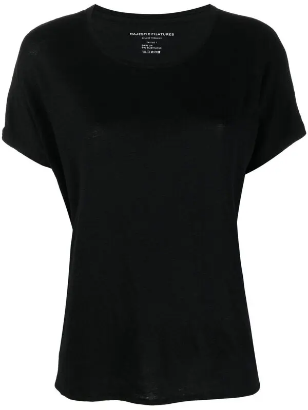 Majestic Filatures Relaxed Crew-neck T-shirt - Black