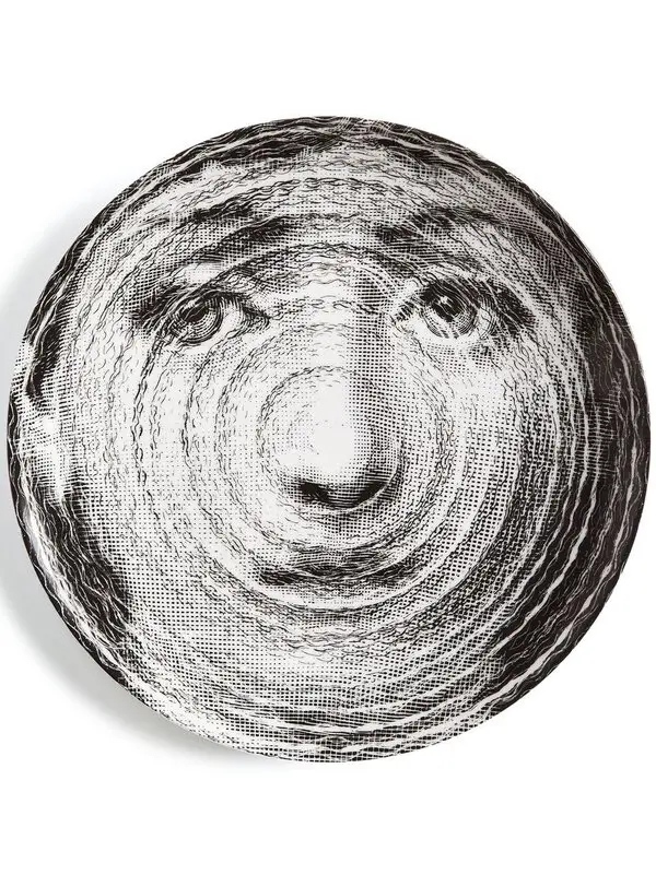 FORNASETTI Tema E Variazioni N.188 Wall Plate - White