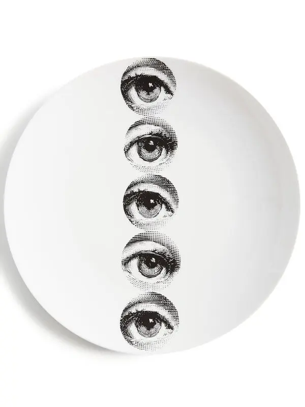 FORNASETTI Tema E Variazioni N.43 Wall Plate - White