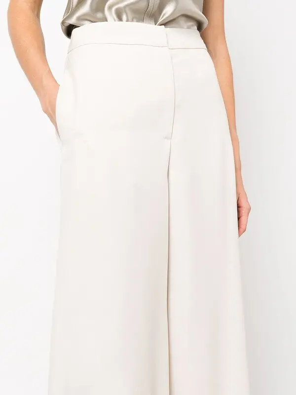 Voz High-waist Wide-leg Trousers - Neutrals