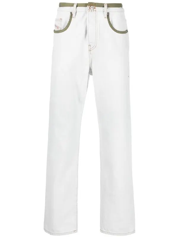 DIESEL® D-viker Straight-leg Jeans - Neutrals