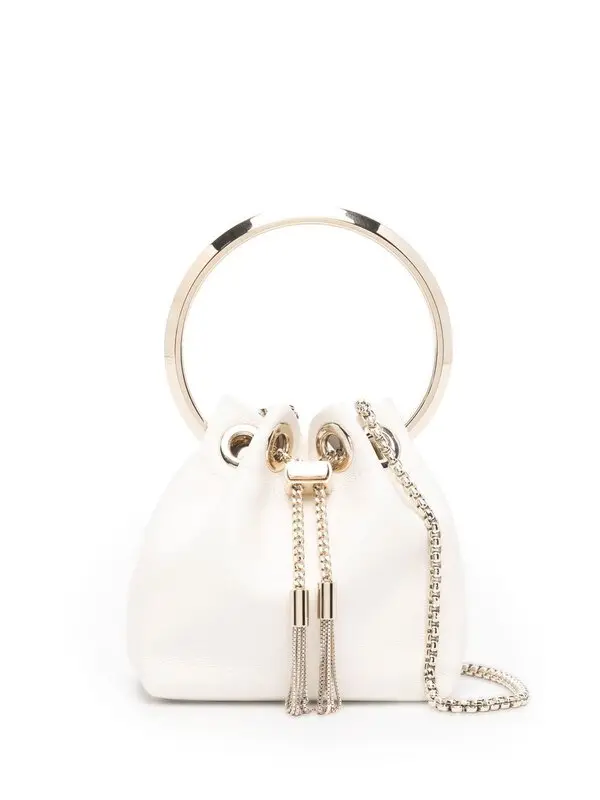 JIMMY CHOO Bon Bon Mini Bag - White