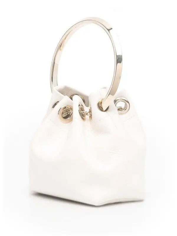 JIMMY CHOO Micro Bon Bon Bag - White