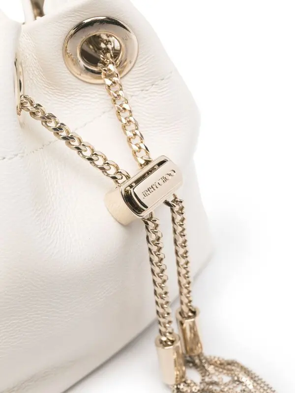 JIMMY CHOO Micro Bon Bon Bag - White