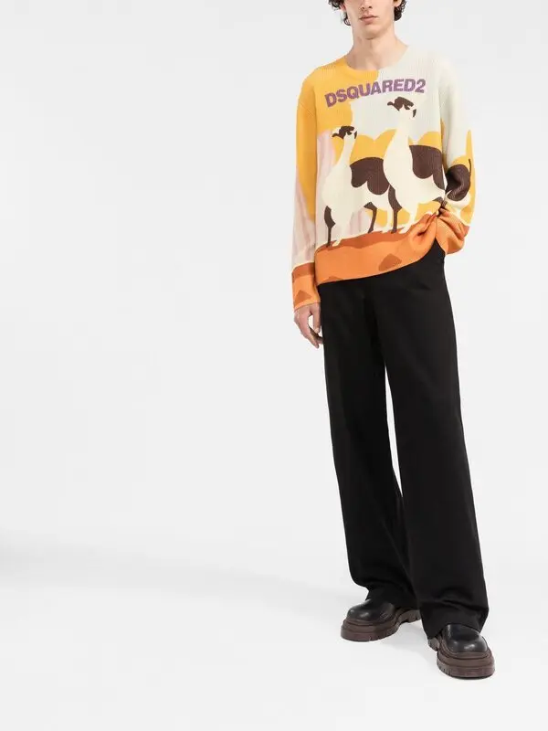 Dsquared2 Llama Country Knitted Jumper