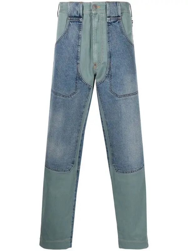 DIESEL® Two-tone Straight-leg Jeans