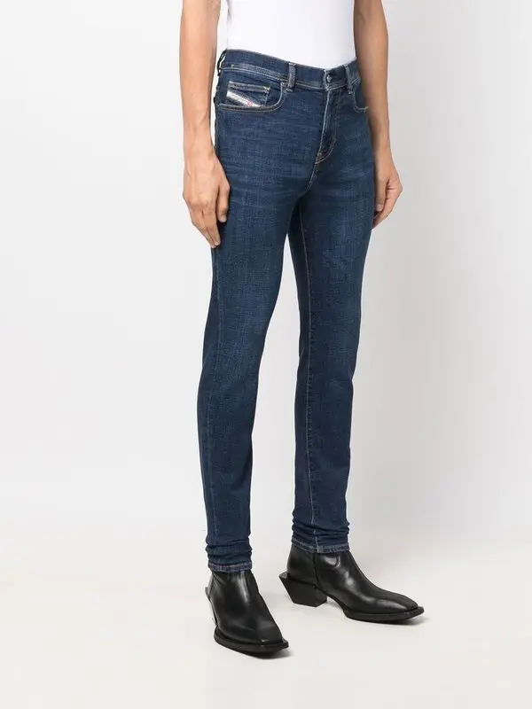 DIESEL® Logo-patch Skinny Jeans