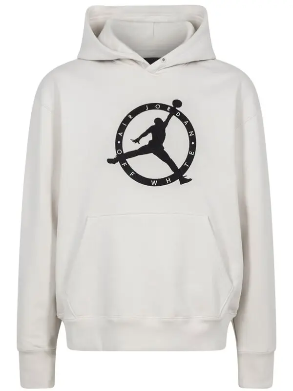 JORDAN X Off- Logo-print Hoodie