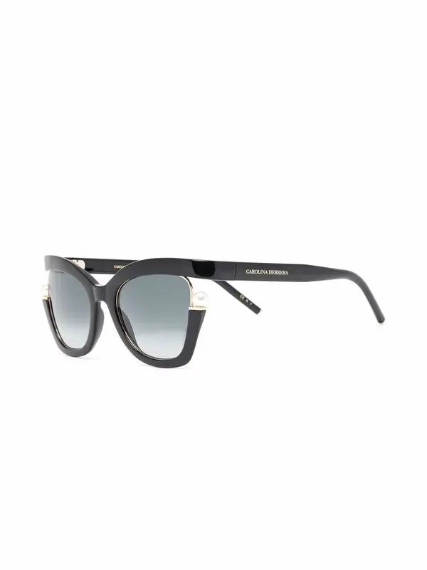 Carolina Herrera Oversized Cat Eye Sunglasses