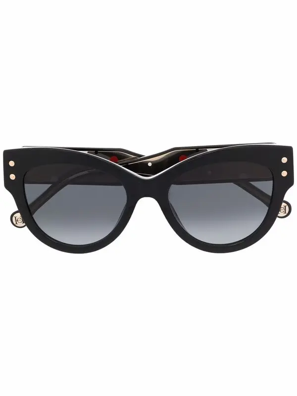 Carolina Herrera Cat Eye Sunglasses - Black