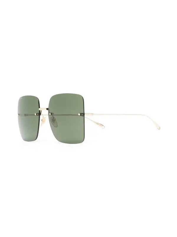 Gucci Rimless Oversized-frame Sunglasses