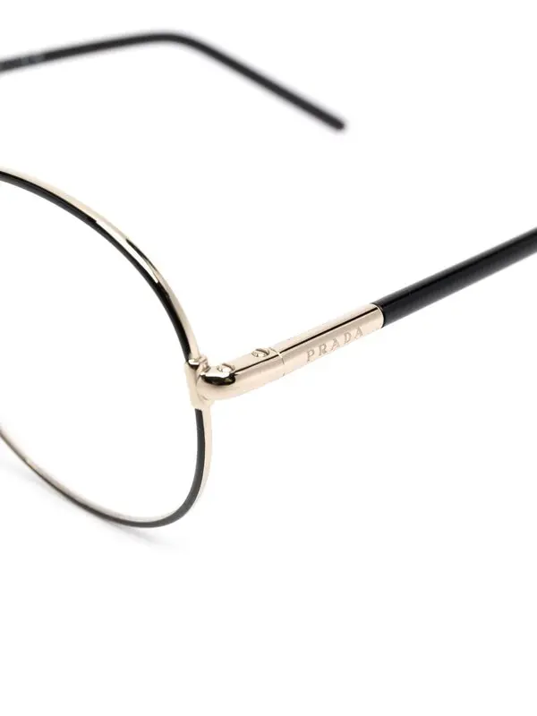 Prada Pr55wv Round-frame Glasses