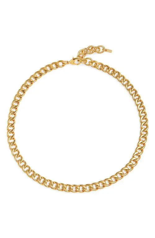 MARTHA CALVO Miami Cuban Link Necklace - Gold