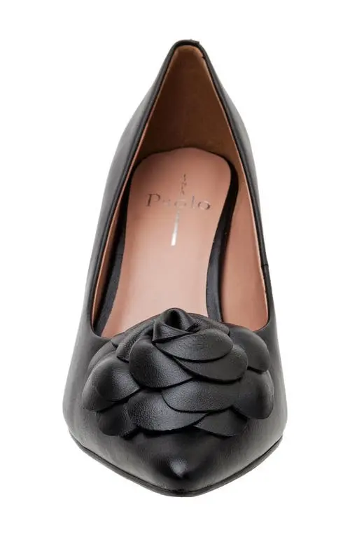 Linea Paolo Primrose Pointed Toe Pumps - Black