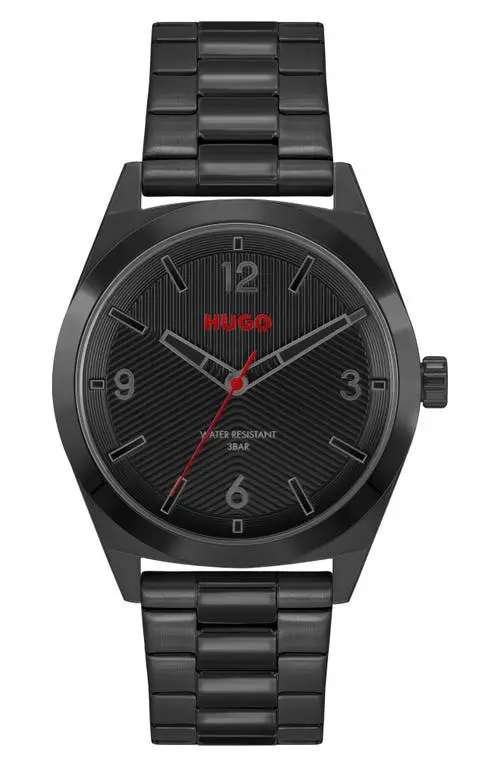 Hugo Make Bracelet Watch - Black Dial