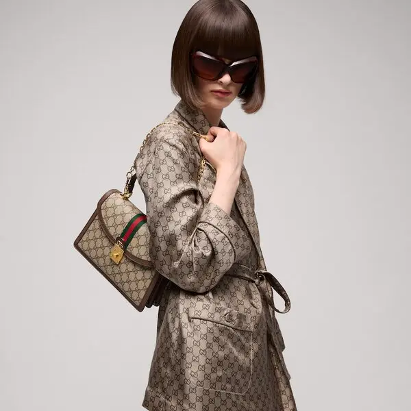 Gucci Ophidia Medium Top Handle Bag