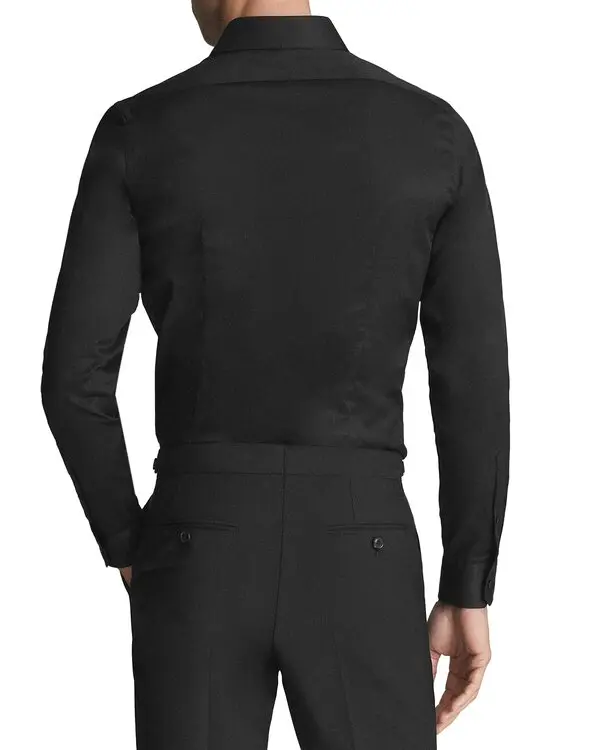 REISS Storm Slim Fit Two Fold Twill Shirt