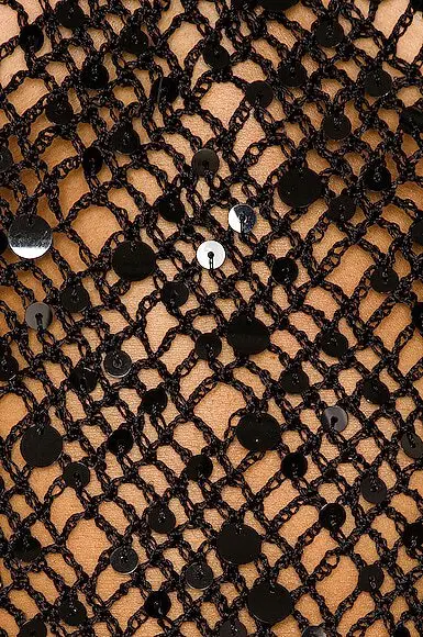 Coperni Sequin Crochet Dress