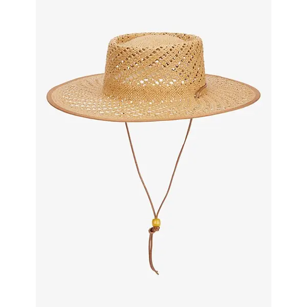Lack Of Color Cesca Straw Fedora Hat