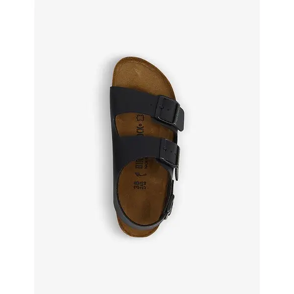 BIRKENSTOCK Milano Buckle-detail Leather Sandals