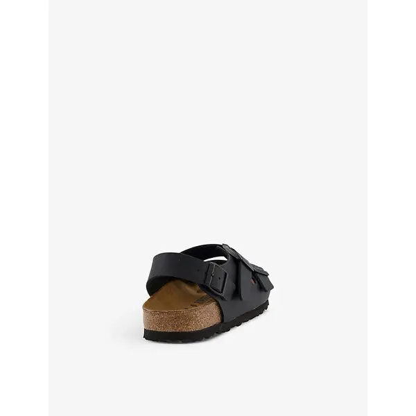 BIRKENSTOCK Milano Buckle-detail Leather Sandals