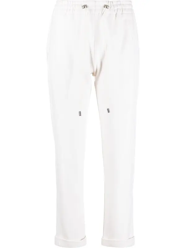 Colombo Elasticated Drawstring-waistband Trousers