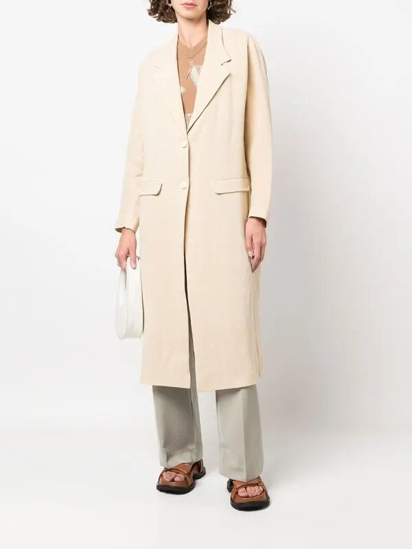 ALYSI Single-breasted Tailored Coat