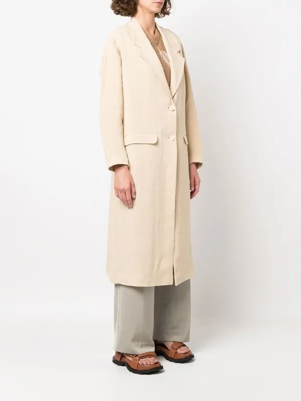 ALYSI Single-breasted Tailored Coat
