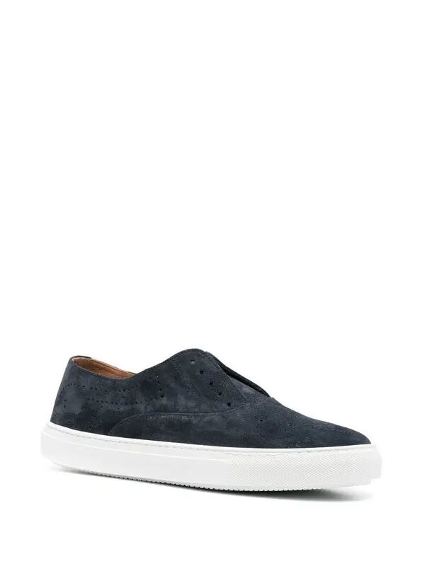 Fratelli Rossetti Low-top Slip-on Suede Sneakers
