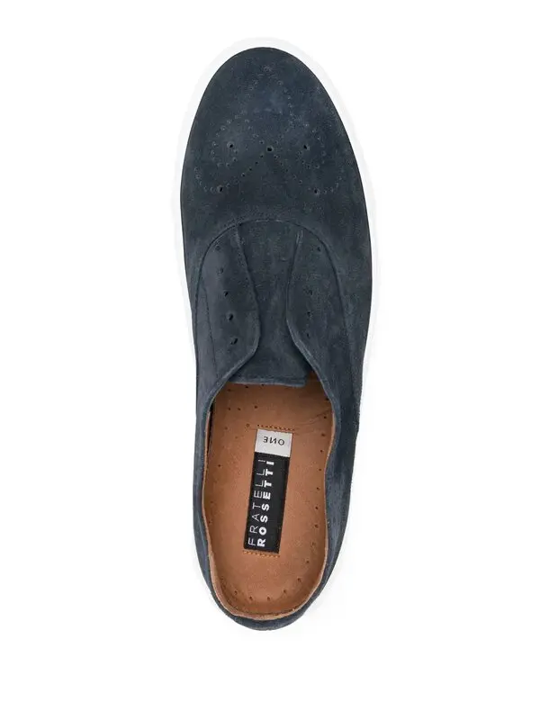 Fratelli Rossetti Low-top Slip-on Suede Sneakers