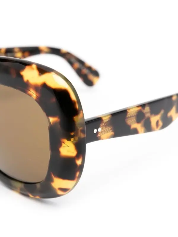 Oliver Spencer Jesson Oversized Sunglasses - Brown