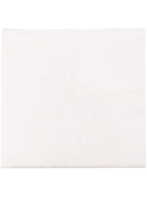 Faliero Sarti Solid-color Fringed Scarf - White