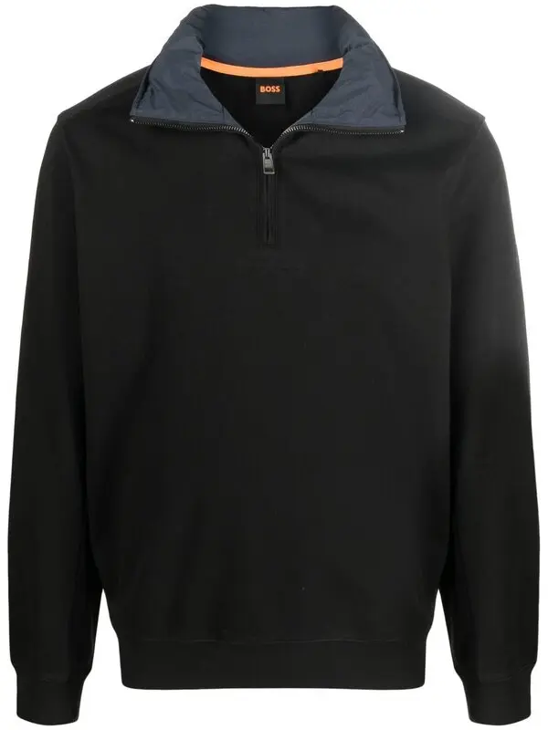 BOSS High-neck Hooded Sweatshirt