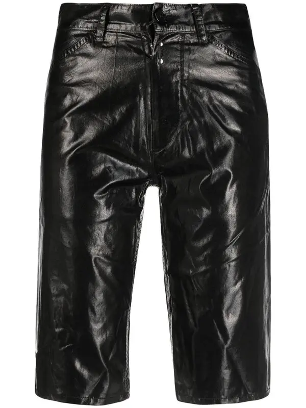 MAISON MARGIELA Laminated Denim Shorts