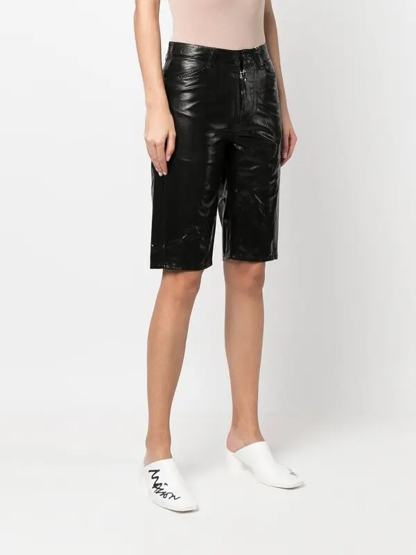 MAISON MARGIELA Laminated Denim Shorts