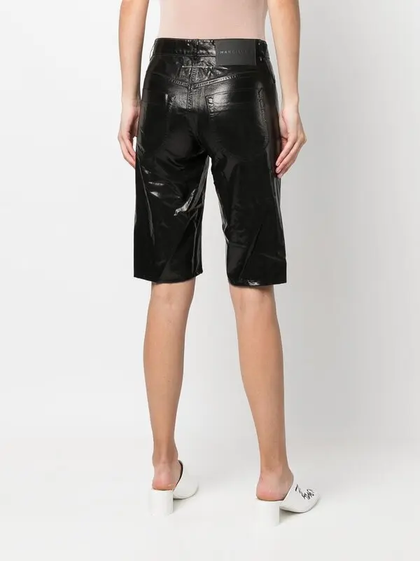 MAISON MARGIELA Laminated Denim Shorts