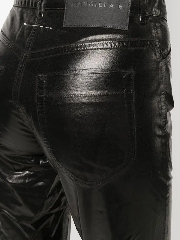 MAISON MARGIELA Laminated Denim Shorts