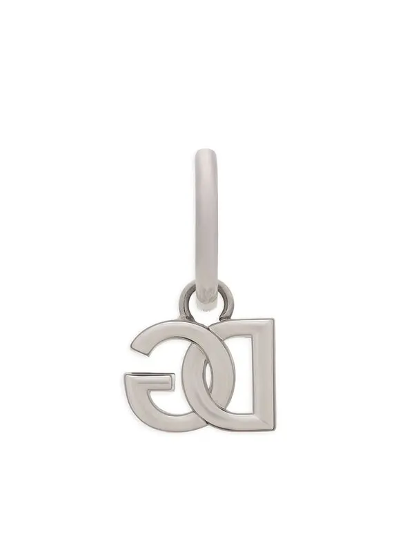Dolce & Gabbana Dg-logo Hoop Earrings
