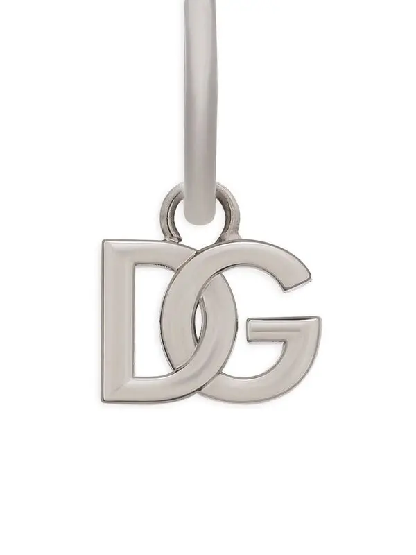 Dolce & Gabbana Dg-logo Hoop Earrings