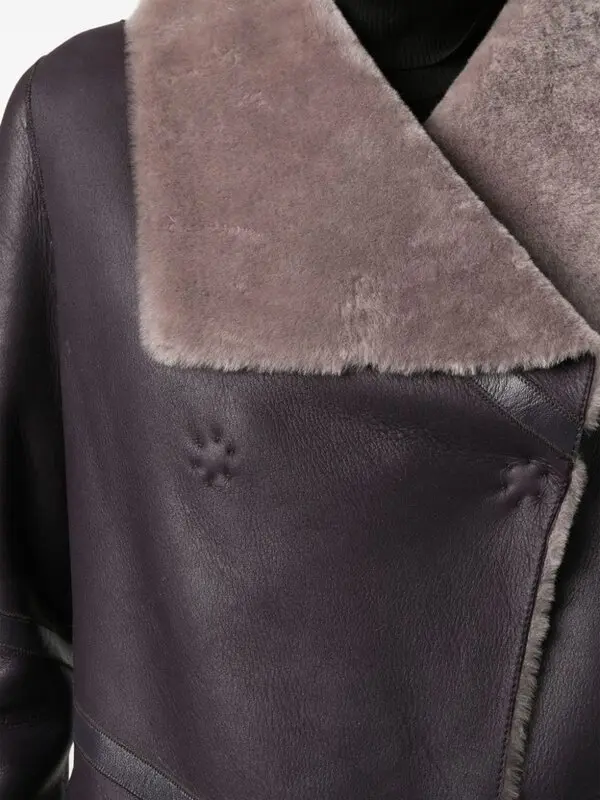 LISKA Off-centre Fastening Coat