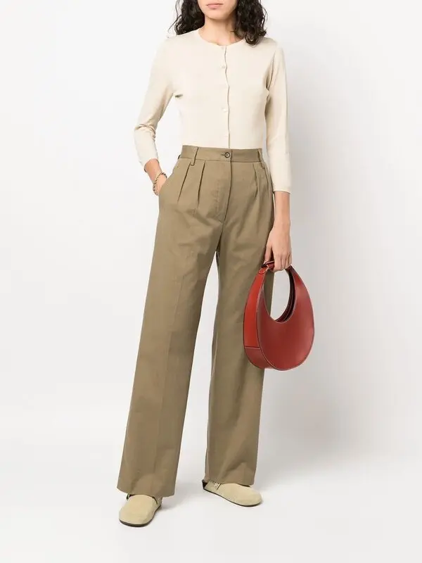 Aspesi Wide-leg Trousers - Brown